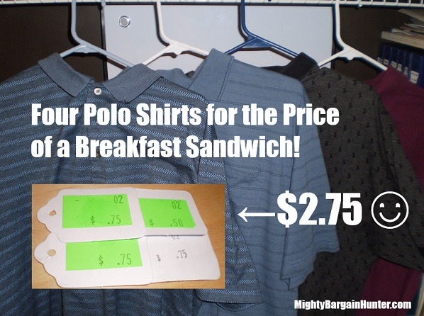 Work shirts for a breakfast sandwich - Mighty Bargain Hunter