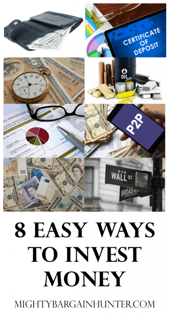 Eight easy ways to invest money - Mighty Bargain Hunter