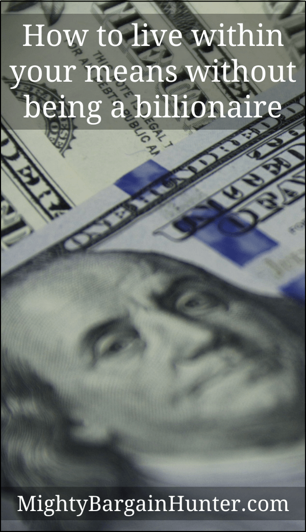 Living within your means when you're not Warren Buffett - Mighty ...