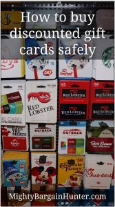 Nine tricks for buying discounted gift cards safely - Mighty Bargain Hunter