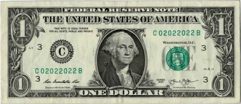 Fancy serial numbers: Dollar bills worth money - Mighty Bargain Hunter