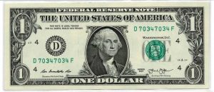 Fancy serial numbers: Dollar bills worth money - Mighty Bargain Hunter
